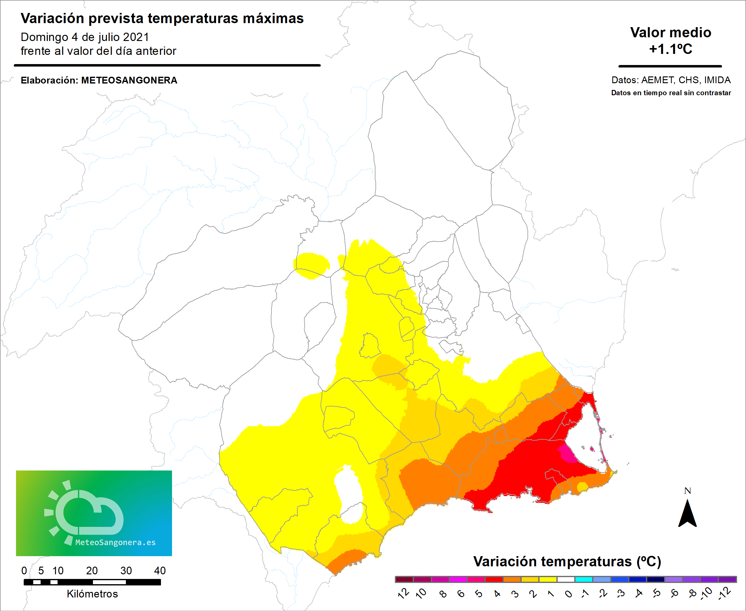 Calor, calor y más calor para los próximos días - MeteoSangonera
